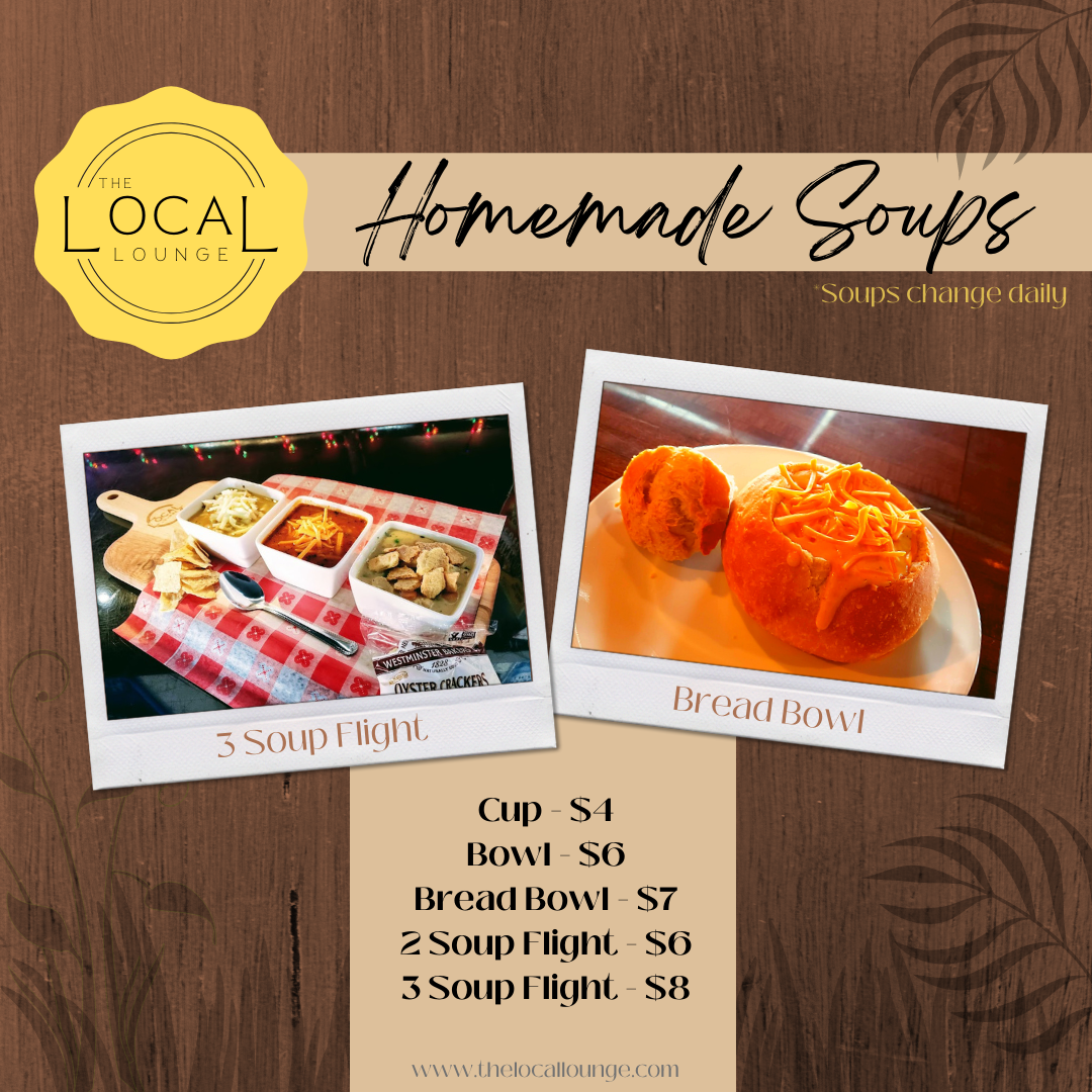 Menu – The Local Lounge