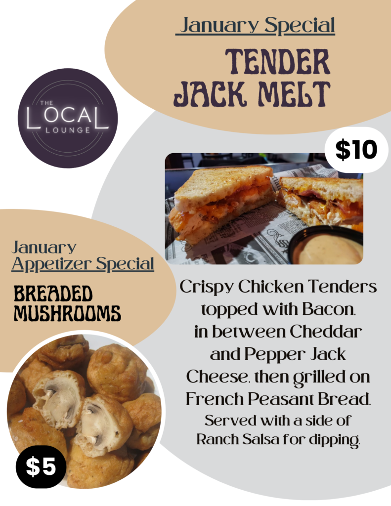 Menu – The Local Lounge